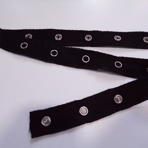 1 Metre, Metal Cotton Snap Tape, Metal Popper Tape, Snap Tape, Bodysuit ...