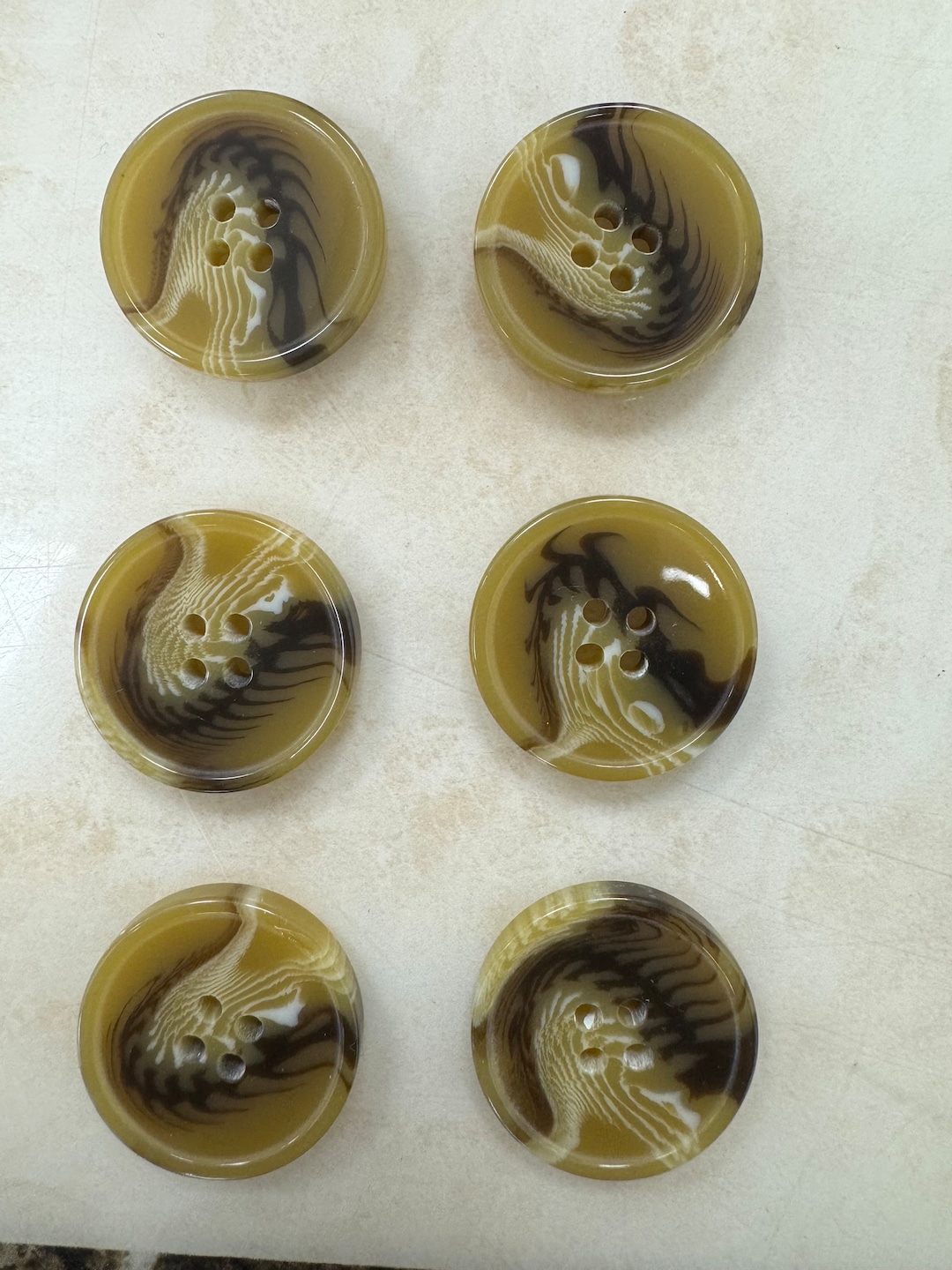 40L Buttons, 25mm Buttons, Coat Buttons, Replacement Buttons, Horn ...