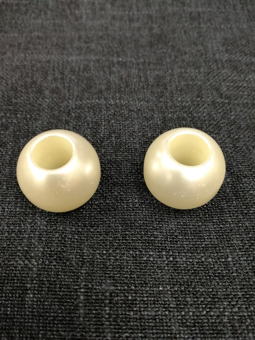 20mm Round Pearl Beads, Macrame Beads, Jewel Beads, Cord Stopper, Large ...
