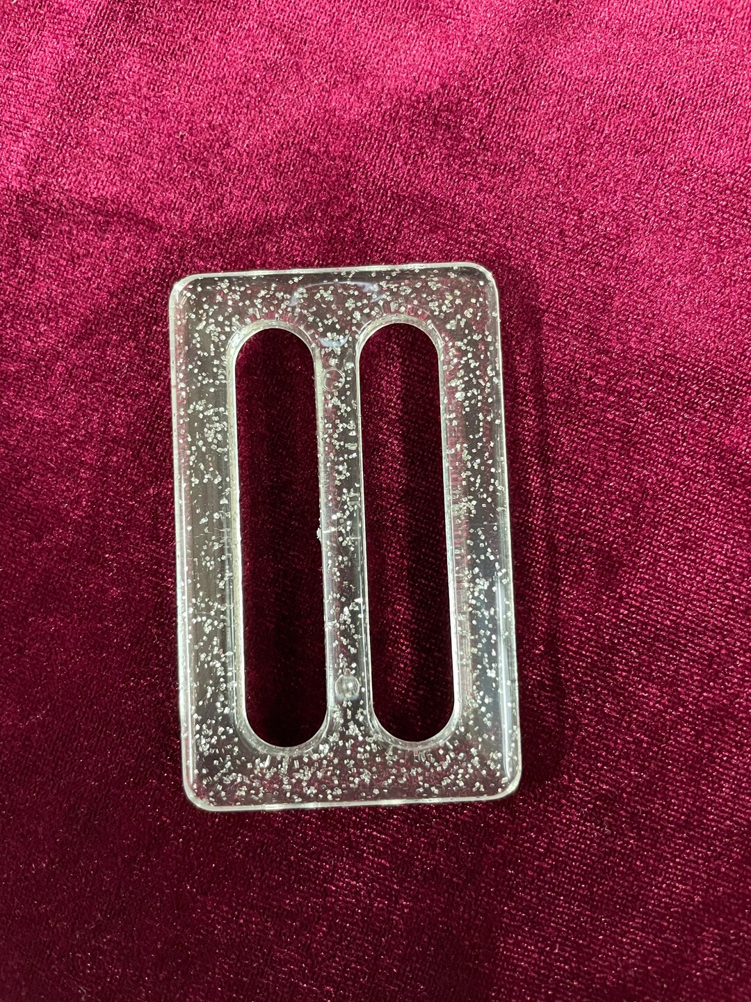 2” Bar Glitter Buckle, 2” Buckle, Clear Buckle, Glitter Slide, 5cm Bar ...