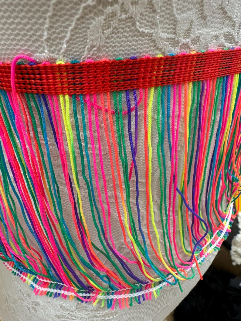 Rainbow Fringe, Fringe, Colourful Fringe, Tassel, Rainbow Tassel - Etsy
