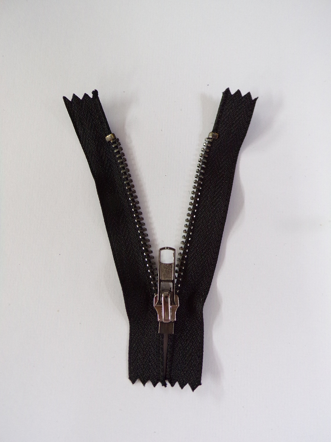9cm Zip, Black Closed Ended Zip With Metal Teeth, Black Zip, Zip ...