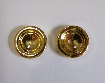 Metal 2 Hole Buttons - Etsy