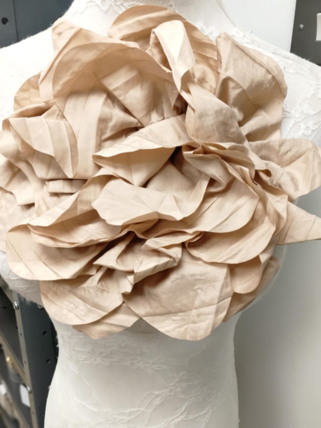 Beautiful off Beige Flower/rose, Flower Pin, Bridal Rose, Flower ...