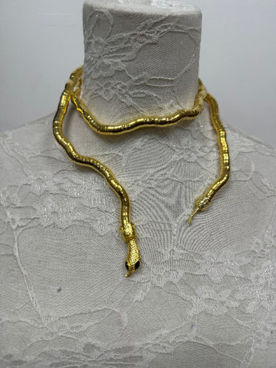 Snake Trim, Bendy Snake, Necklace, Snake Trim, Costume Snake, Medusa ...