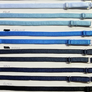 10mm, 40 Colours, Adjustable Bra Straps, Bra Straps, Straps for ...