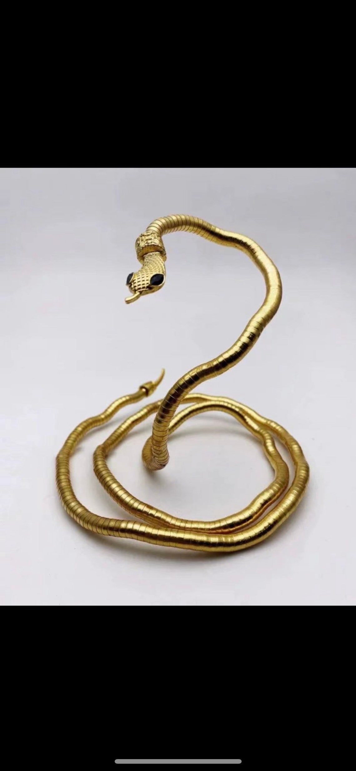Beautiful Bendy Snake Necklace/accessory - Etsy UK