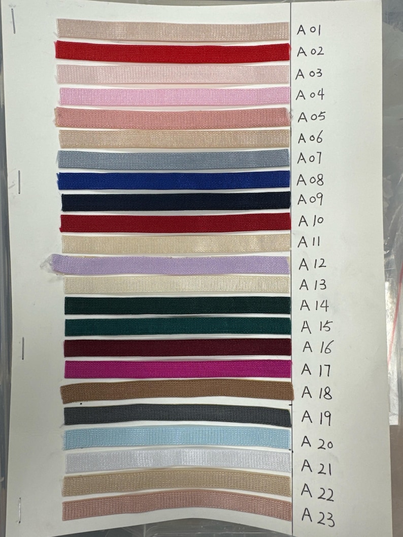 Bra Strap Elastic, Coloured Elastic, Elastic, Garment Elastic, 1cm ...