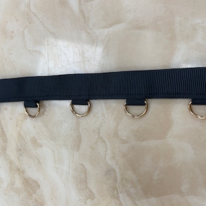 1 M, D Ring Tape, Black & Gold D Rings, D Rings, Ring Tape, Corset ...