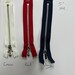 5'' YKK Metal Closed End Zip, Cream Zip, Navy Zip, YKK Zip, Metal Zip ...