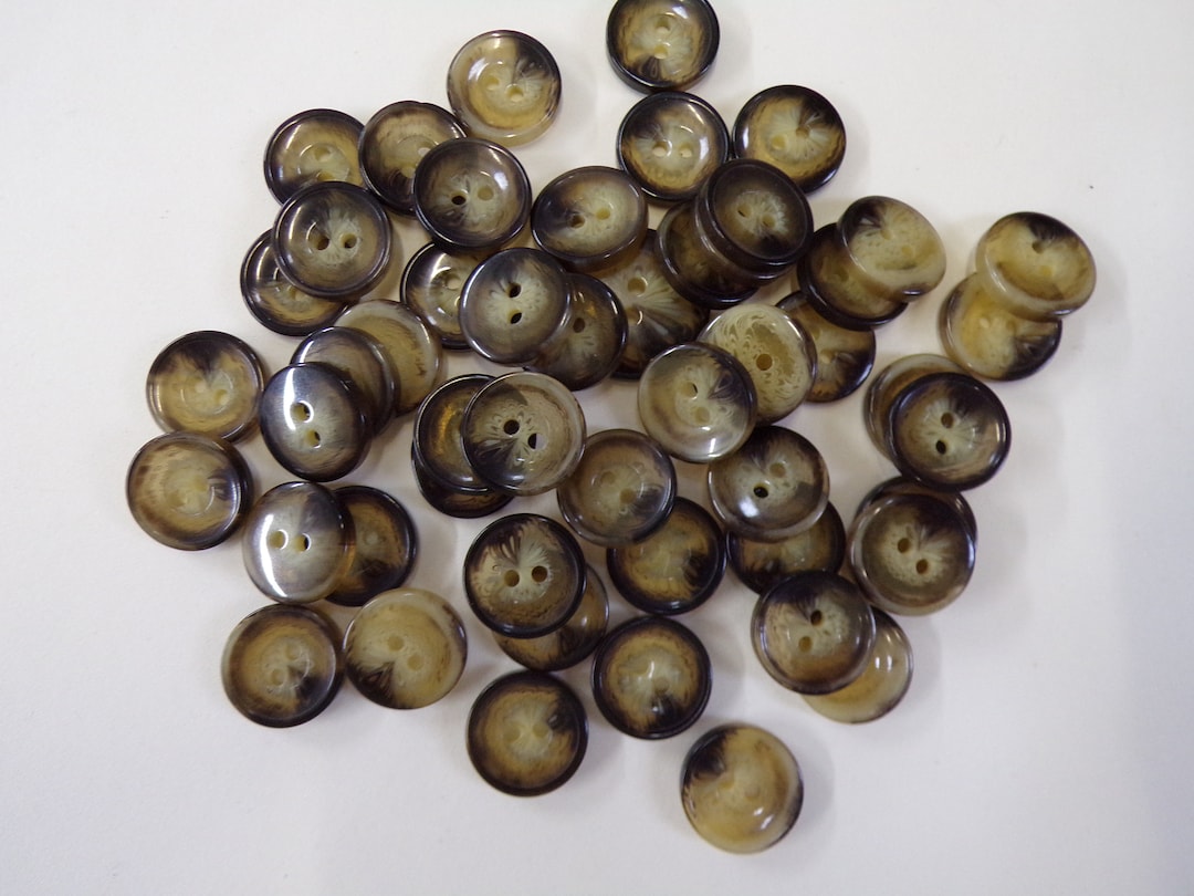 6pcs Horn Buttons 19mm 30L 2 Hole, Bone Buttons, Horn Buttons - Etsy