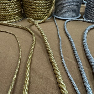 Lurex Rope, Rope, Lurex Cord, Cord, Gold Lurex Cord, Silver Lurex Rope ...