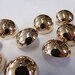 6pcs, Shiny Gold Buttons, 34l-21mm, Metal-look Half Ball Shank Buttons ...