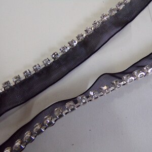 Diamante Edging Hem Trim, Clothing Belt Hat Bag Craft, Diamanté Piping ...