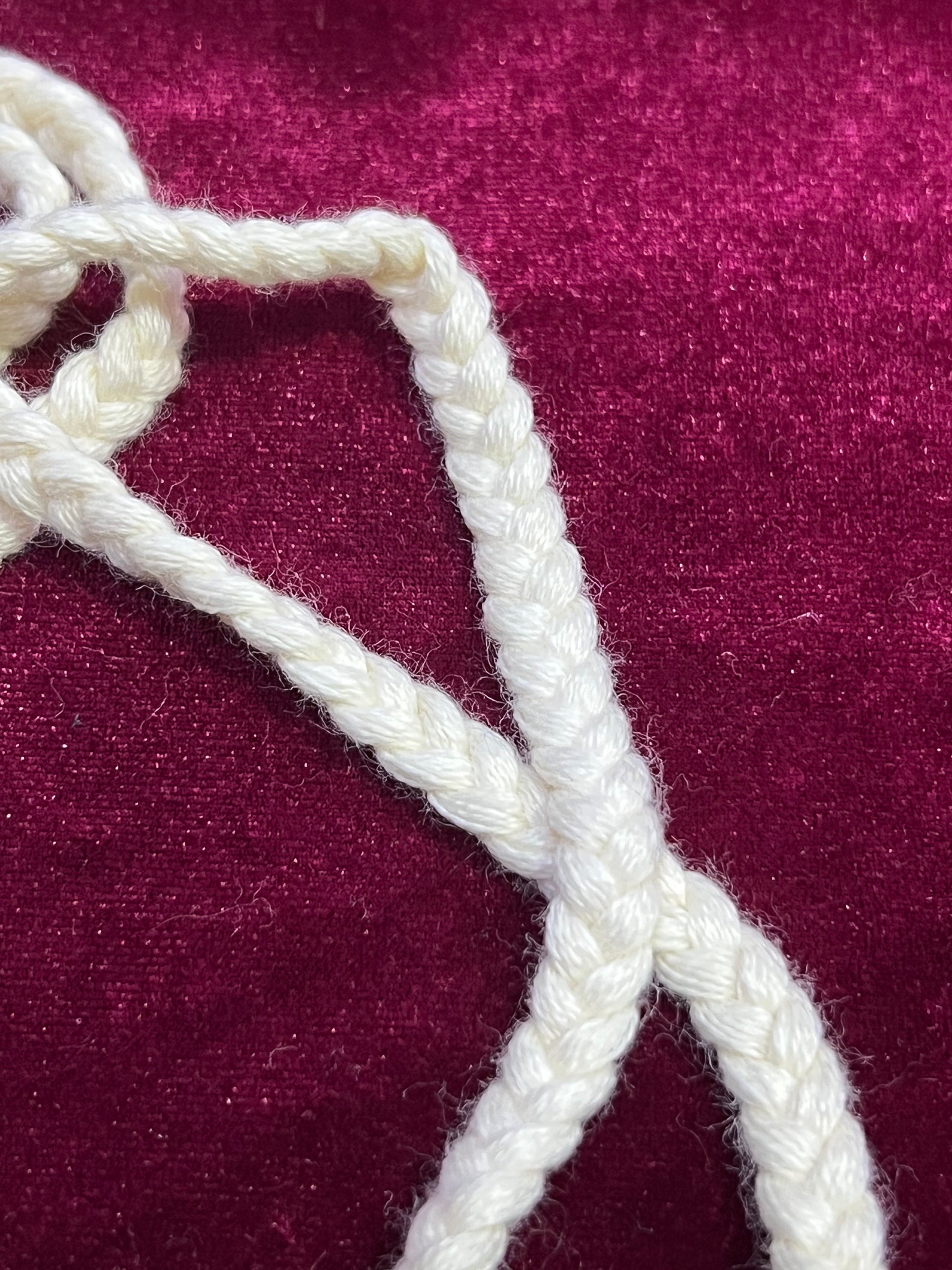 Soft Plaited Light Ecru Cord, Hoodie Cord, Seaside Cord, Plaited Rope ...