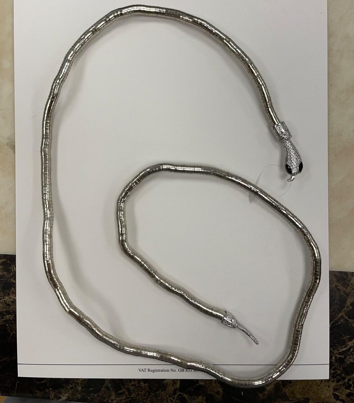 Beautiful Bendy Snake Necklace/accessory Snake Accessory - Etsy UK