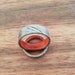 Sequoia Ring Damascus Steel Bands His and Hers Wood Rings - Etsy