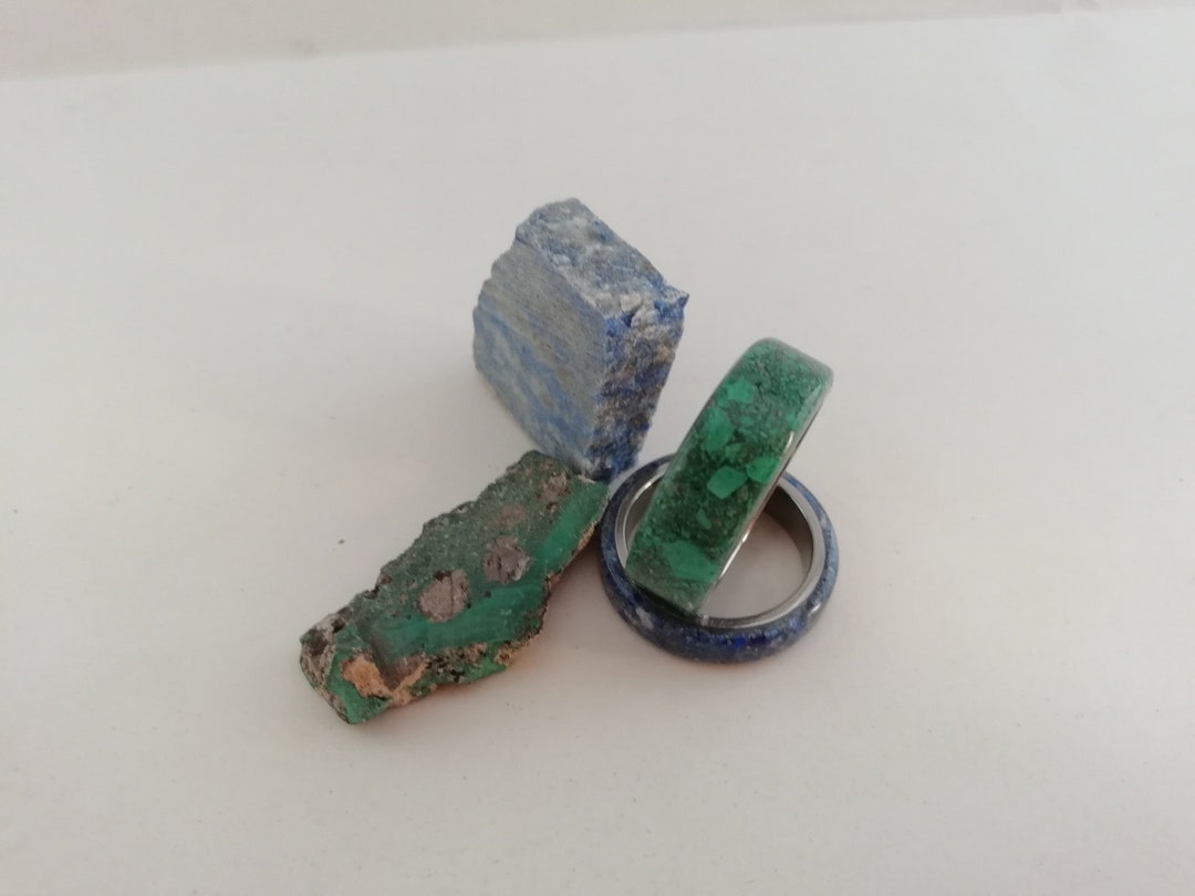 Wedding Ring Set, Two Ring Set, Set of Two Rings, Custom Rings, Men's ...