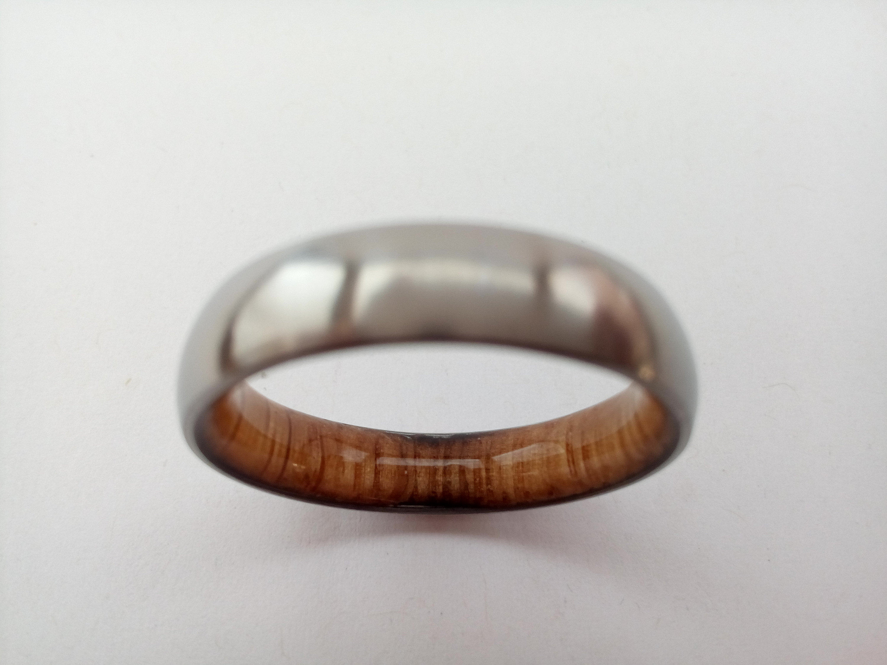 Whiskey barrel ring Men's wedding ring Women wedding | Etsy