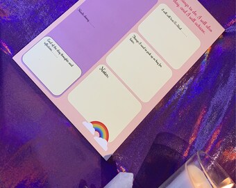 Self Care Notepad Mental Health Gifts Daily Planner - Etsy