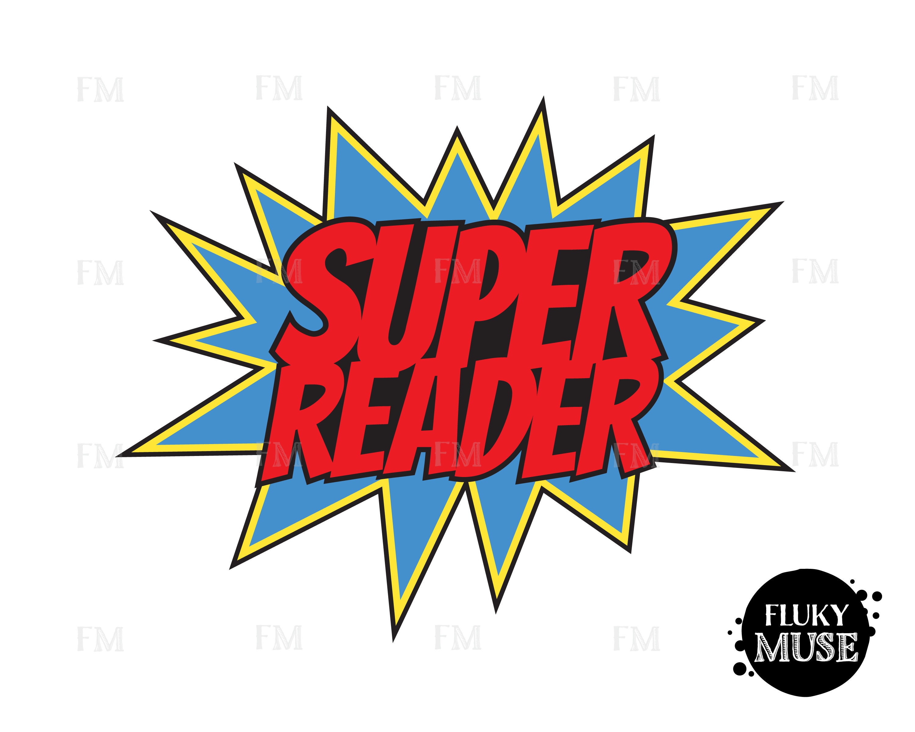 Super Reader SVG / Super Reader Cuttable / Superhero Clipart - Etsy 日本