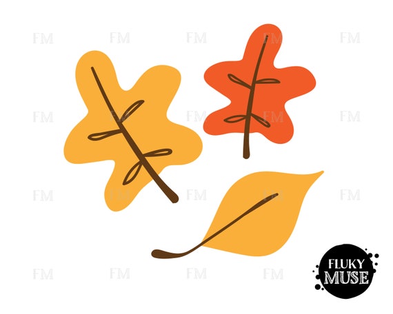 Fall Leaves SVG / Fall Leaves Cuttable / Fall Vector Clipart | Etsy