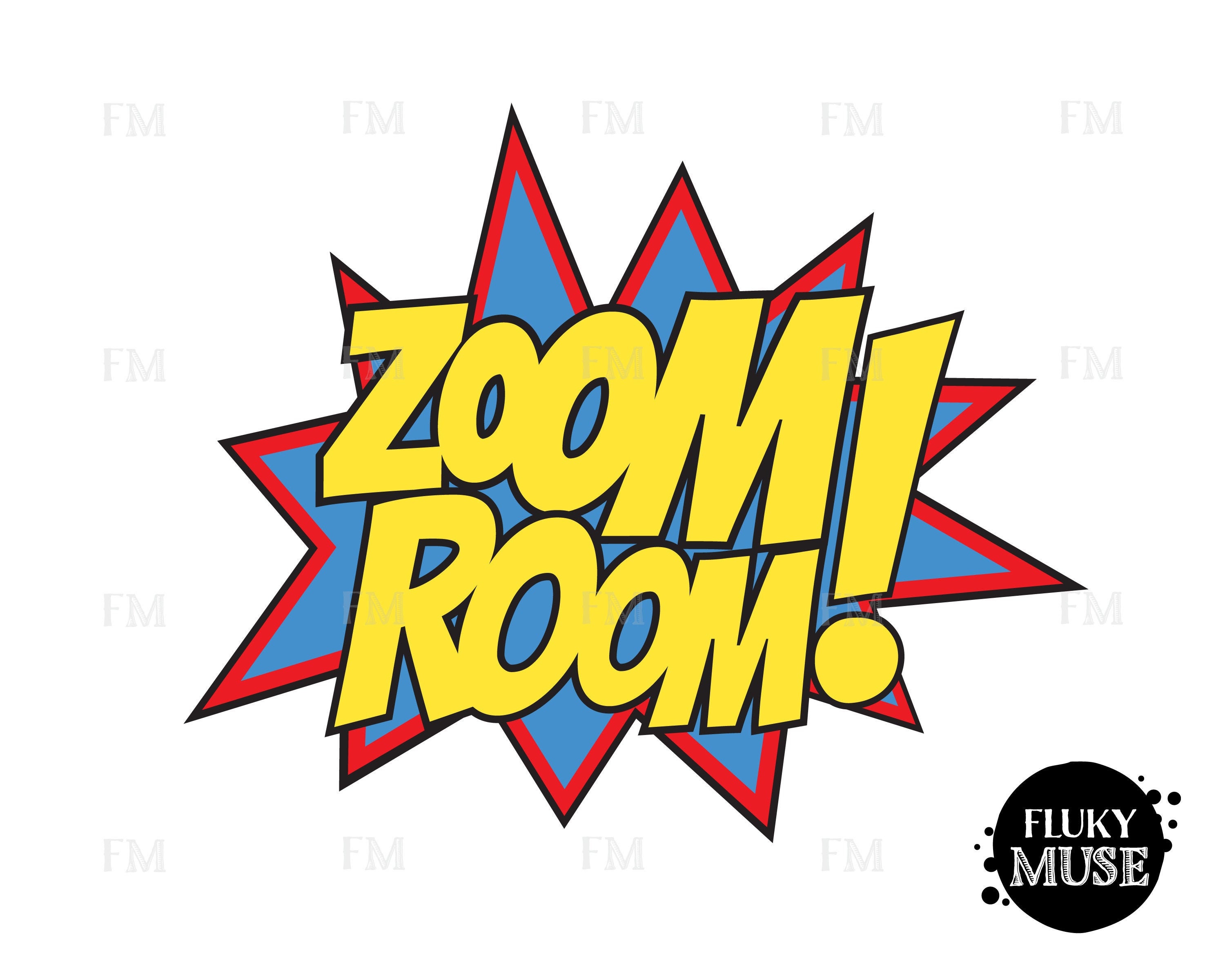 Superhero ZOOM Room SVG / ZOOM Cuttable / Superhero Clipart - Etsy