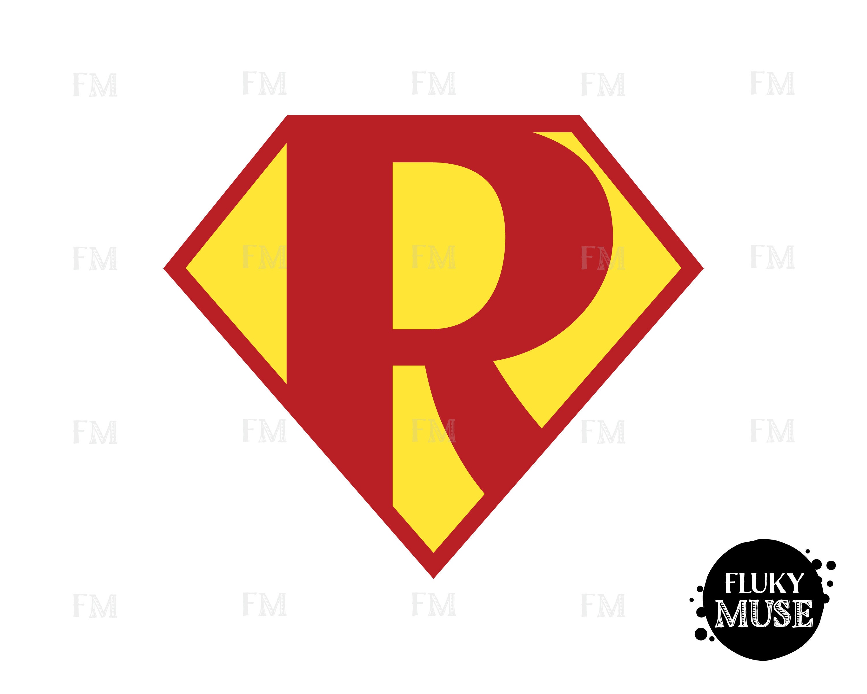 Super R Shield SVG / Super R Cuttable / Superhero Clipart | Etsy