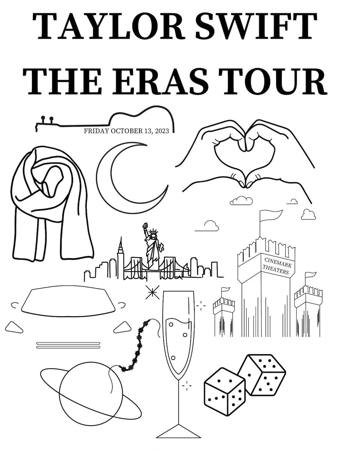 Taylor Swift Eras Tour Custom PNG Digital File - Etsy