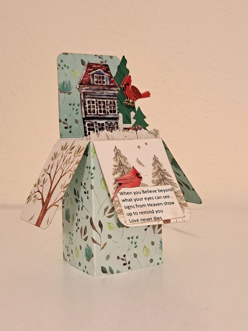 Cardinal Sympathy Greeting Card, Remembrance Card, Thinking of You Card ...