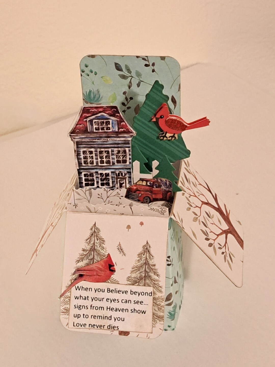 Cardinal Sympathy Greeting Card, Remembrance Card, Thinking of You Card ...