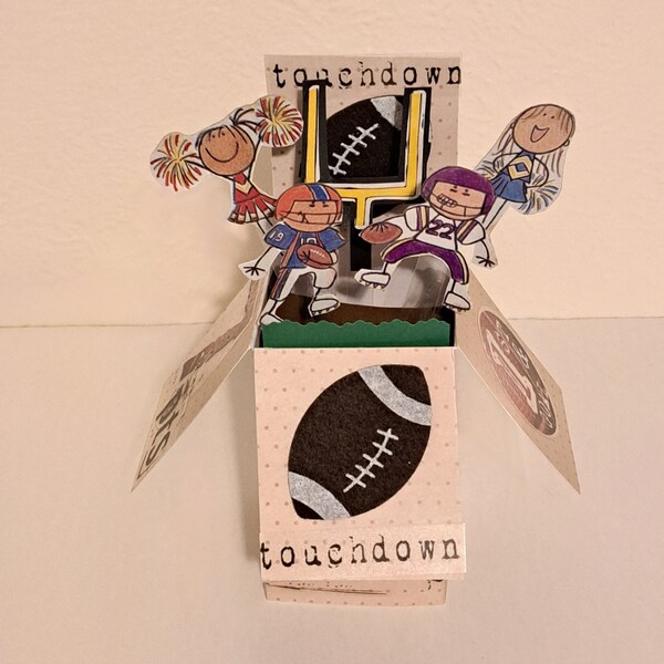 Football Card Box Graduation - Etsy