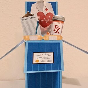 Doctor Card, Medical School Graduation Handmade Card, Nurse Practioner ...
