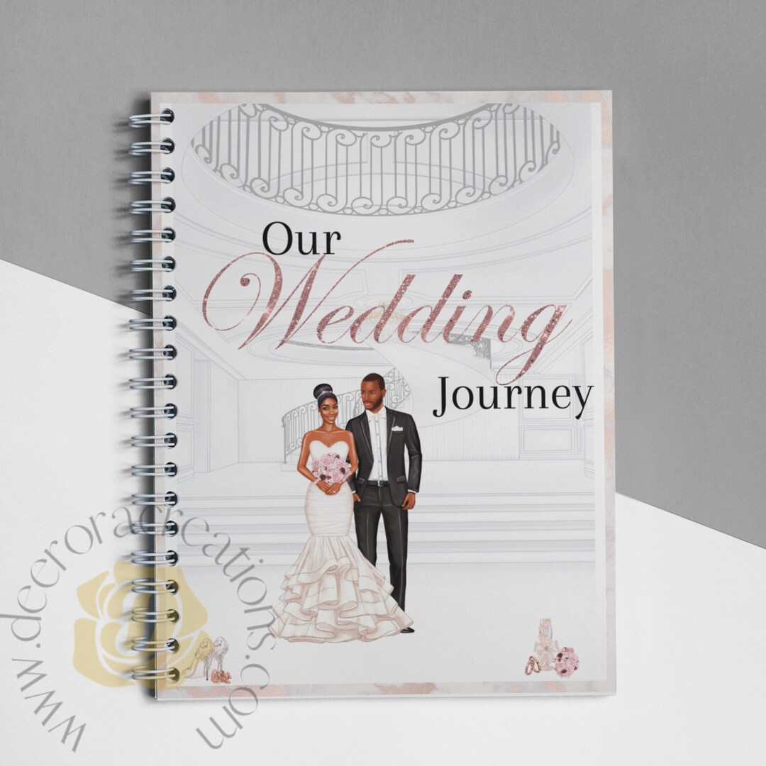 Wedding Journey Notebook Cover Digital Planner Planner - Etsy