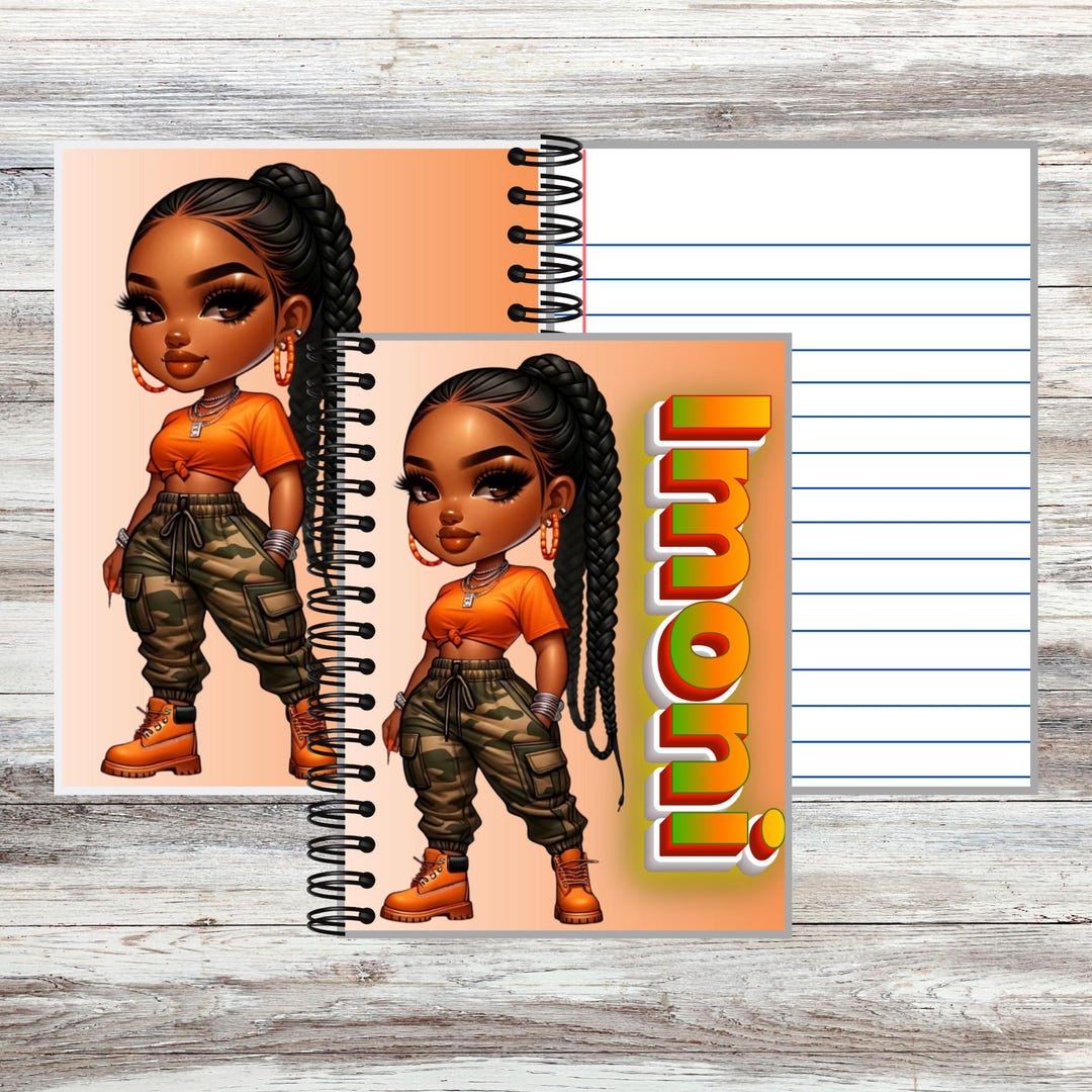 Personalized Black Girl Notebook: School Journal, Women Empowerment - Etsy