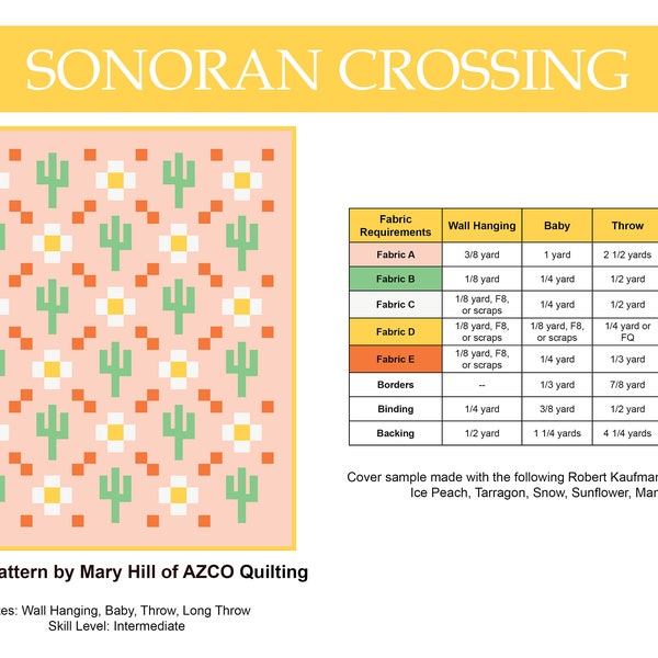 Southwest Quilt Pattern - Etsy