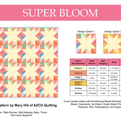 Equinox PDF Quilt Pattern - Etsy