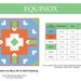 Equinox PDF Quilt Pattern - Etsy