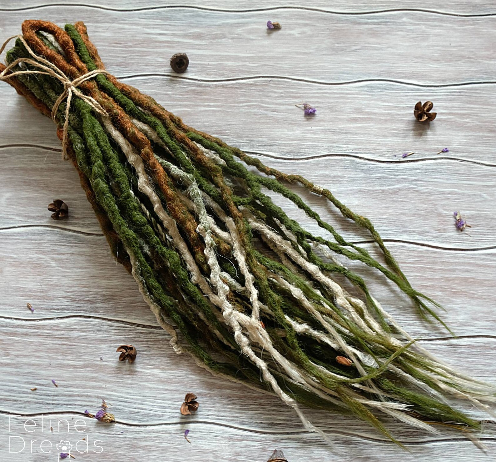 Irish full set of double ended dreadlocks and braids ombré | Etsy