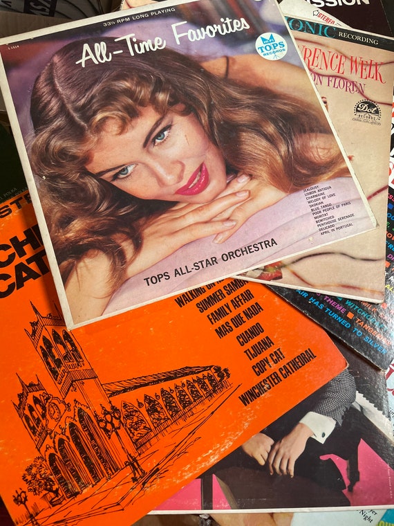 Vintage Record Album Covers Vinyl Lot 12.5x12.5 for | Etsy