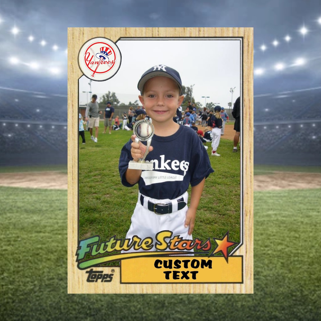 Personalized FOIL Baseball Card, Personalized Sports Card, Custom ...