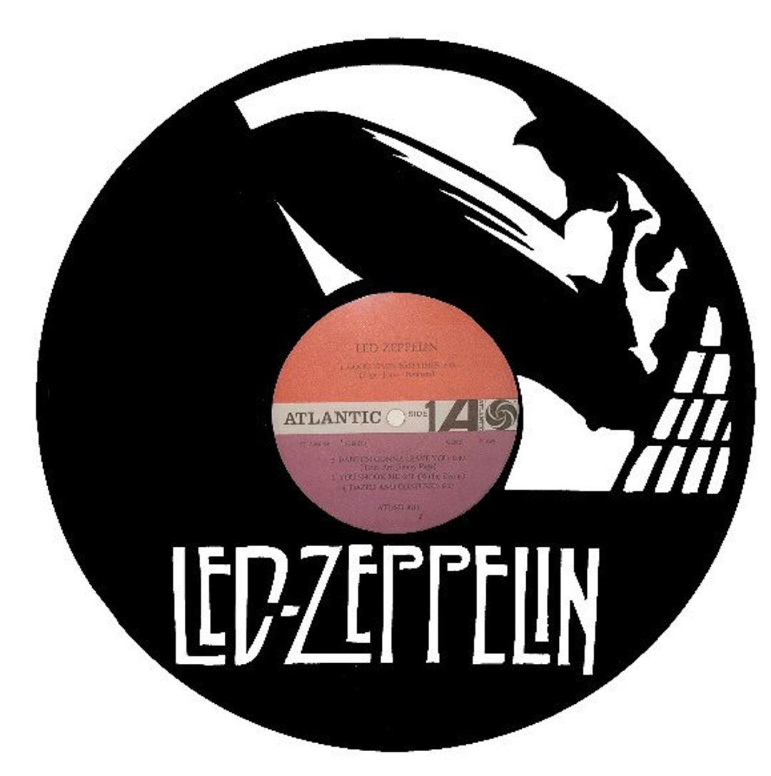 Led Zeppelin Vinyl Art Classic Rock Wall Decor Record Cutout - Etsy