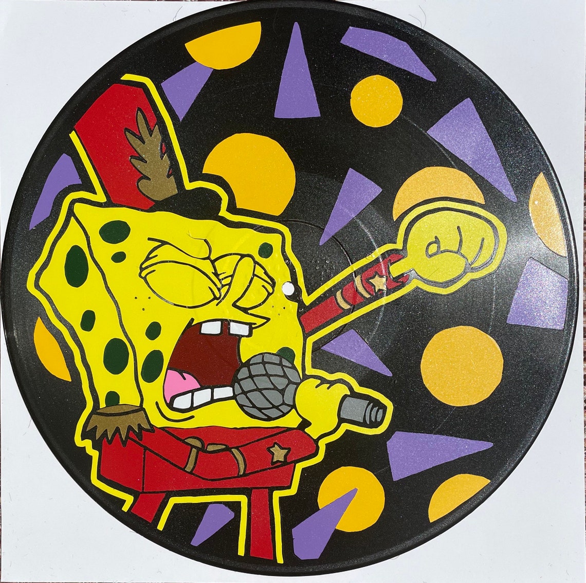 Spongebob Squarepants Vinyl Art 12 Inch for Wall Art Music - Etsy