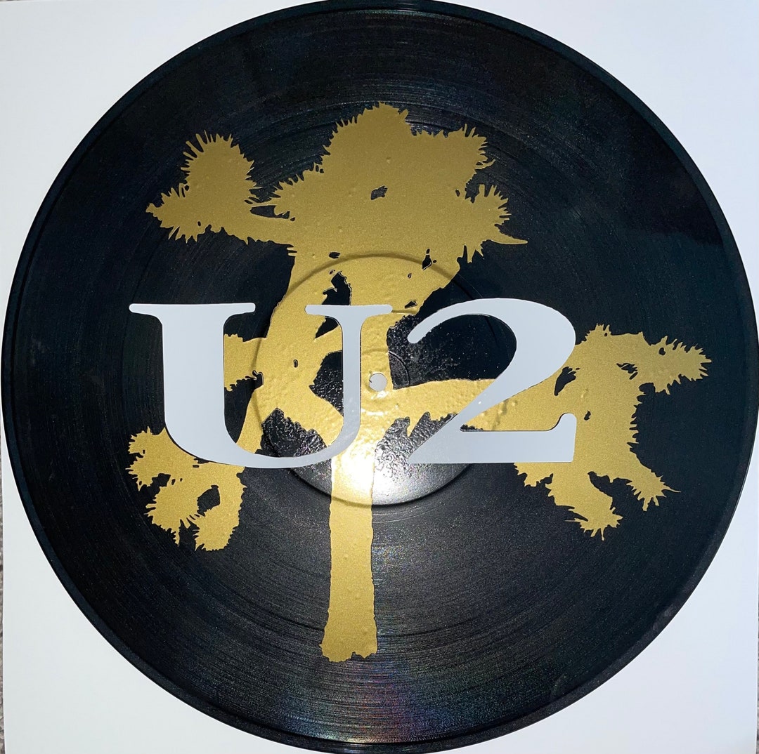 U2 Vintage Vinyl Record Art 12” Inch for Wall Art Rock & Roll Music ...
