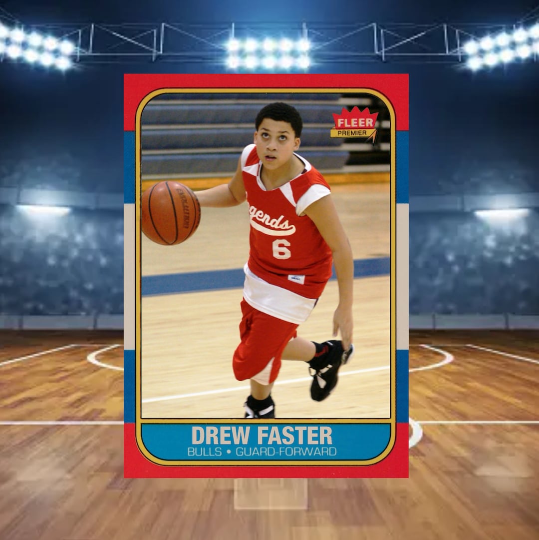 Personalized FOIL Basketball Card, Personalized Sports Card, Custom ...