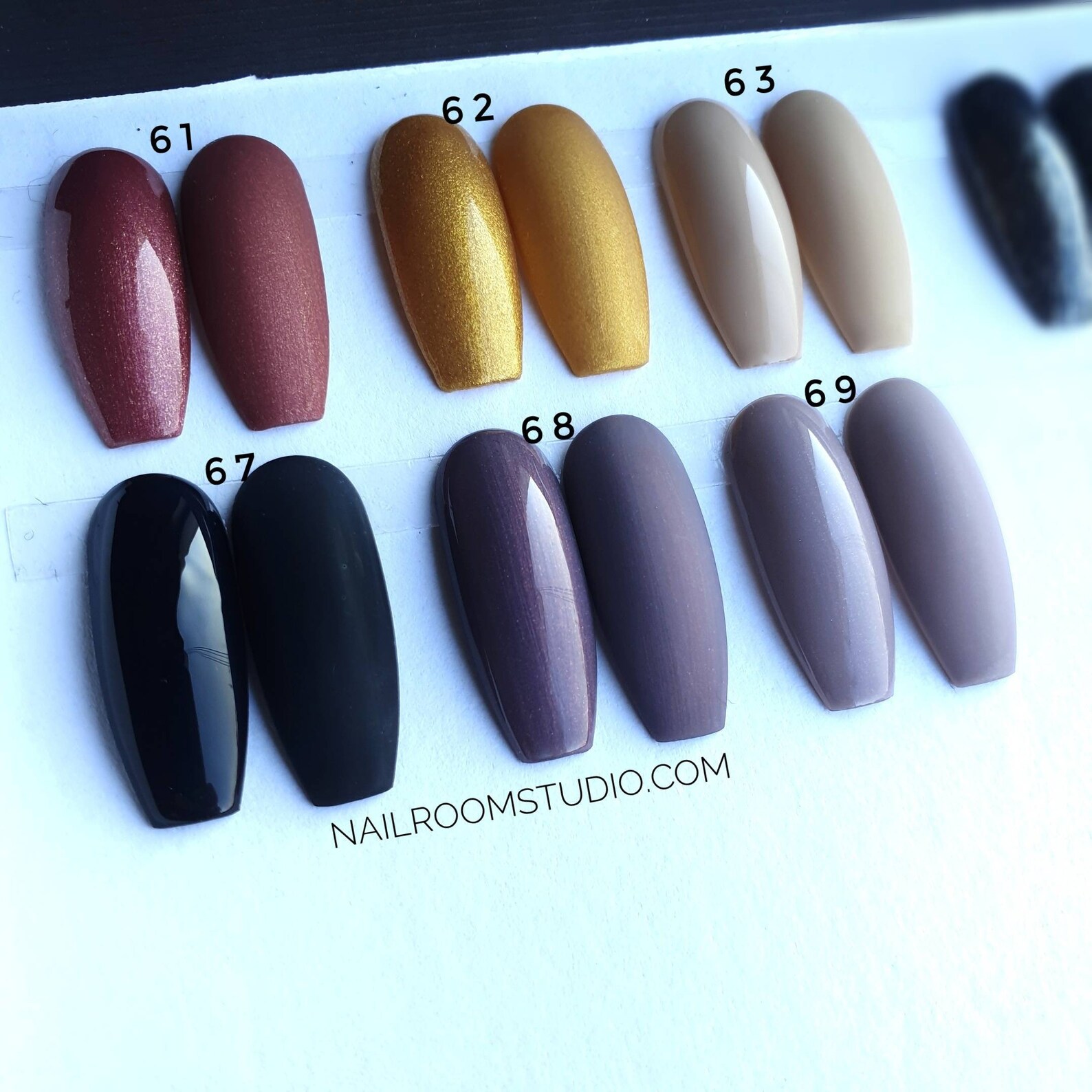 Basic Colors 10 Press on Nails Choose From 66 Colors Any - Etsy