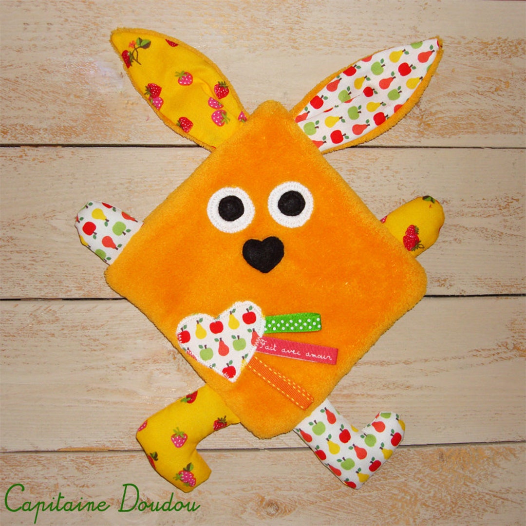 Soft Toy Rabbit Flat Fleece All - Etsy