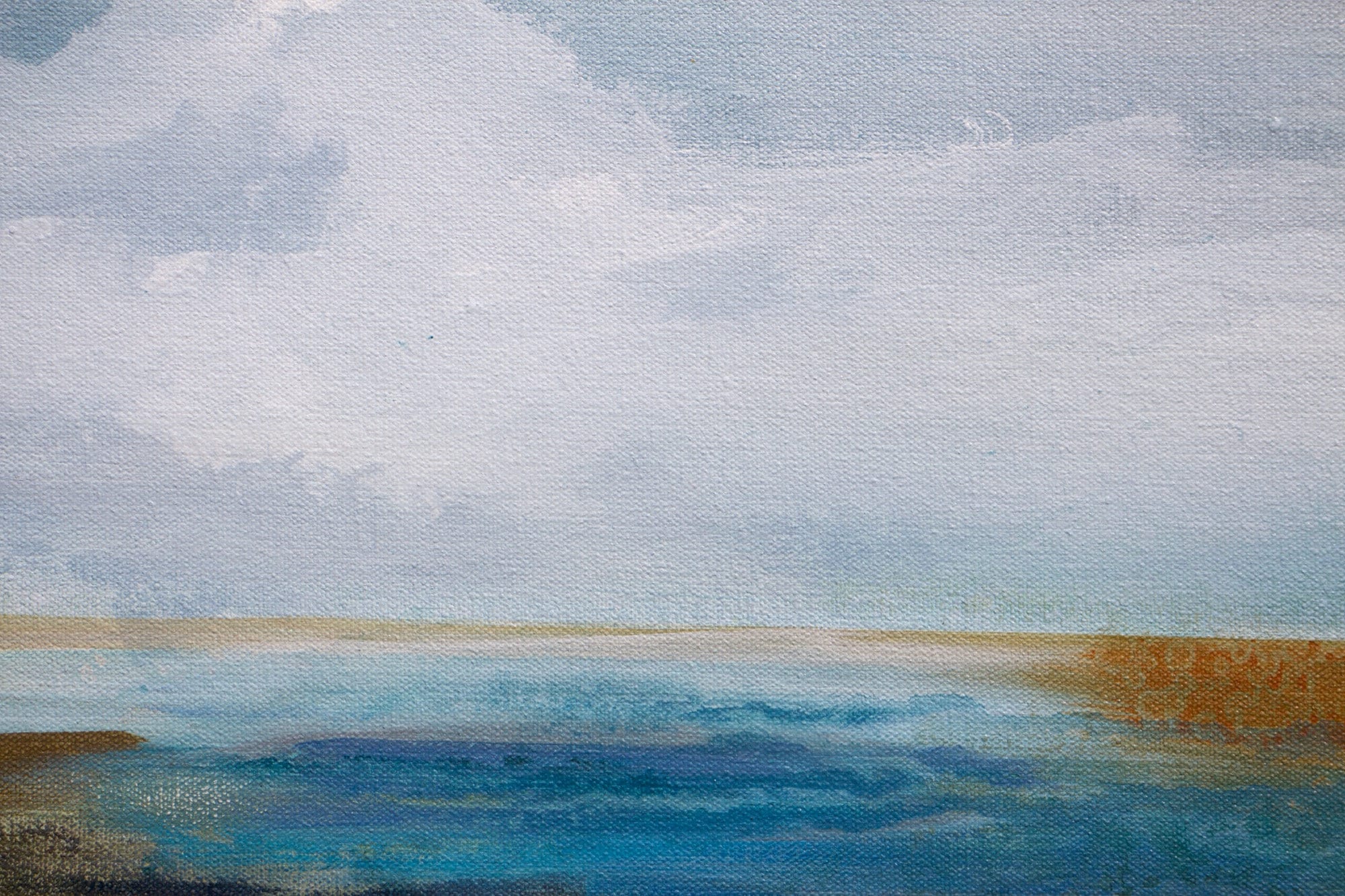 Abstract Acrylic Landscape on Canvas blush of | Etsy