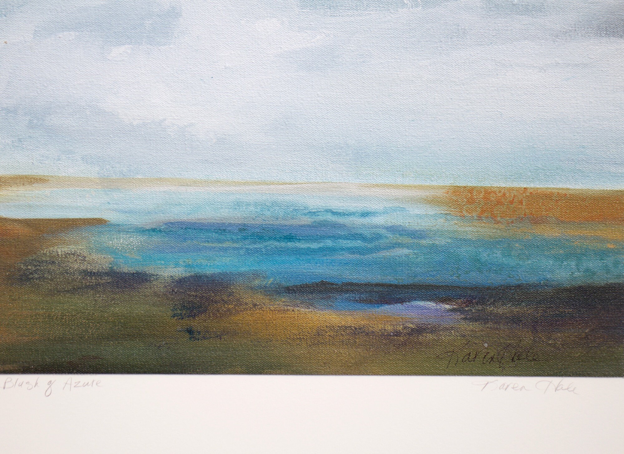 Abstract Acrylic Landscape on Canvas blush of | Etsy