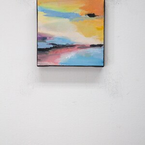 Abstract Painting Original Acrylic Mini Painting on Canvas for | Etsy